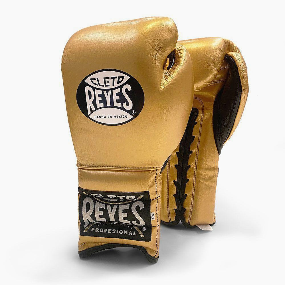 Guantoni Cleto Reyes Traditional Training CE4 Oro con lacci – Combat Arena