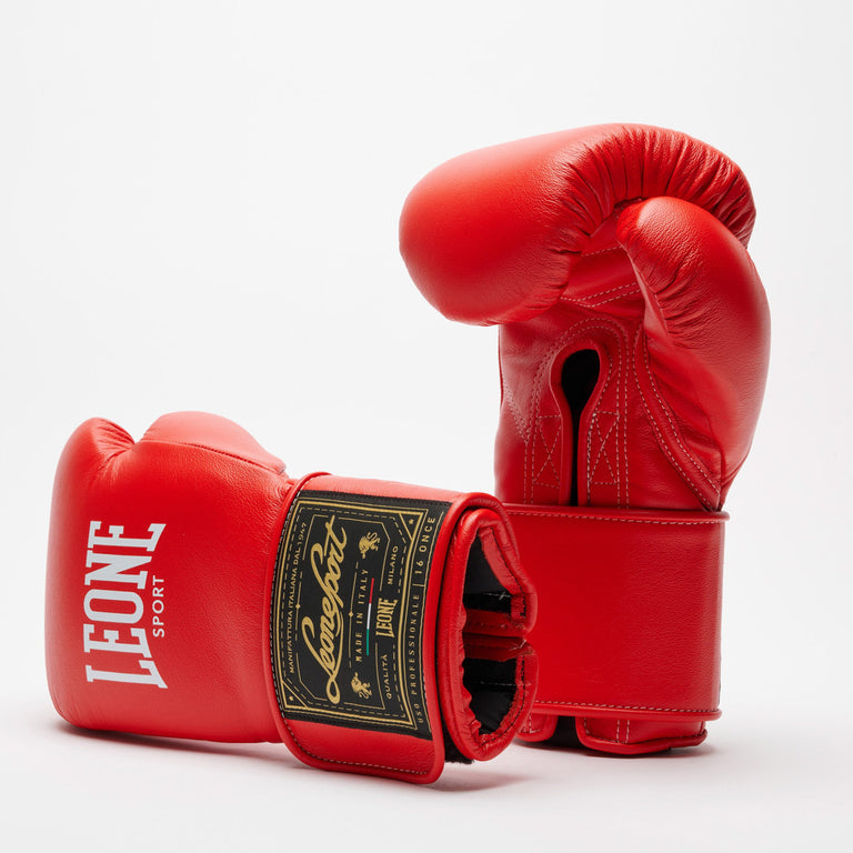 Guantoni Leone Sport Orlando Classico con velcro Rosso - guantoni ...