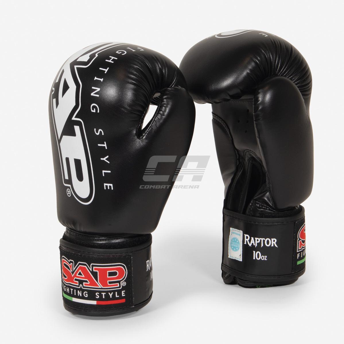 Guantoni Raptor SAP WAKO Nero-nero - guantoni – Combat Arena