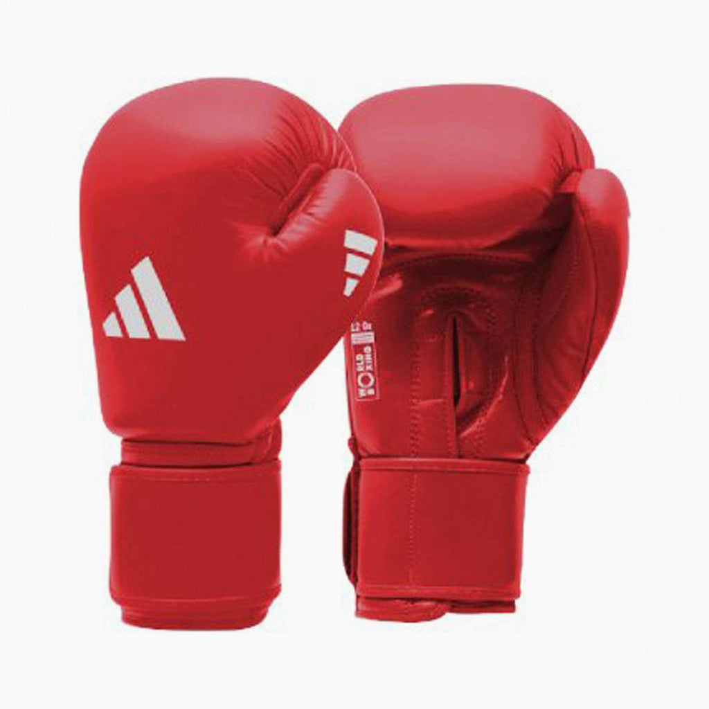 Guantoni da Boxe Adidas Approvati World Boxing Rosso - guantoni ...