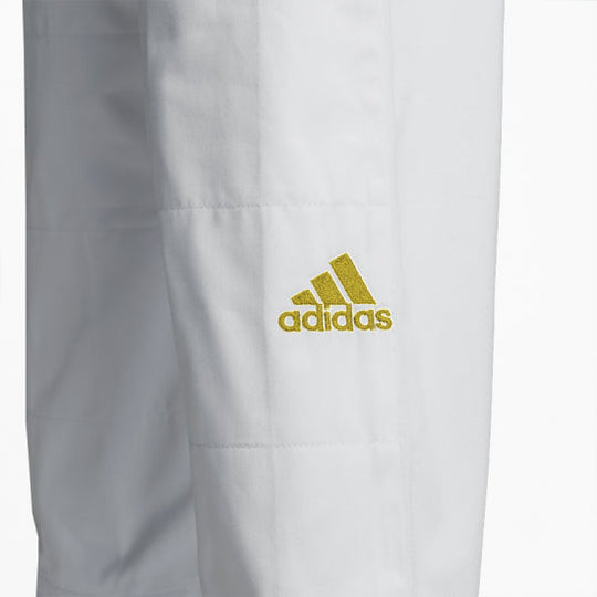 Judogi Adidas J730 Champion III IJF strisce oro – Combat Arena