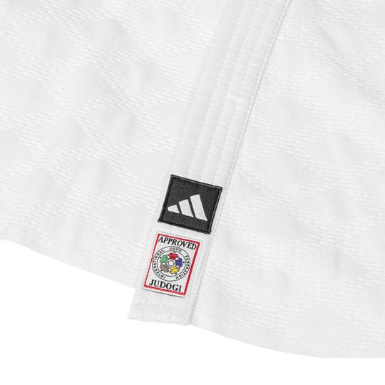 Judogi bianco Adidas J730 Champion III IJF Slimfit – Combat Arena